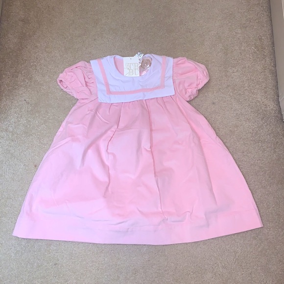 The Beaufort Bonnet Company | Dresses | Tbbc Corduroy Dress Pink White ...